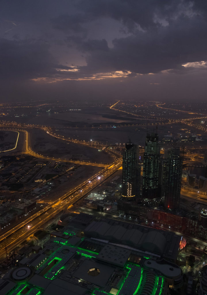 Visiting the Burj Khalifa at sunrise - Helen on her Holidays