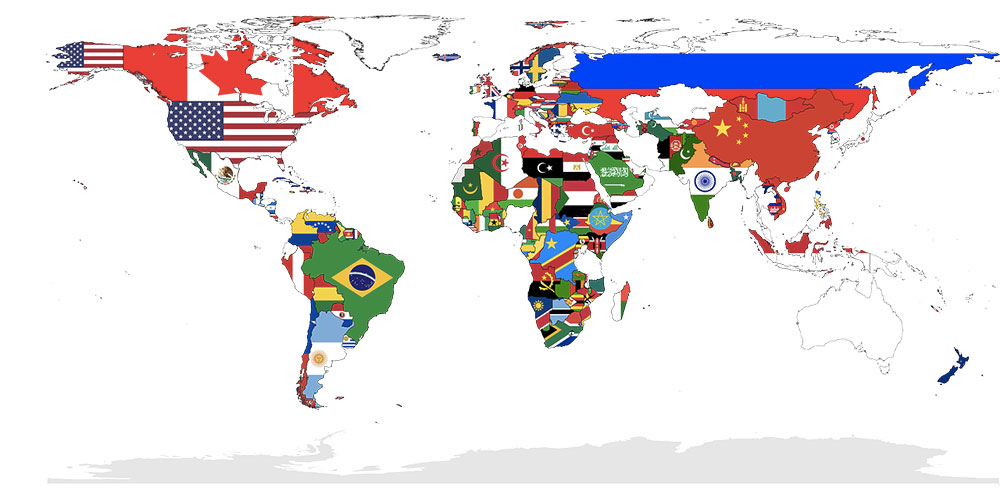 Flags of the world - but how many countries are there? - Helen on her ...
