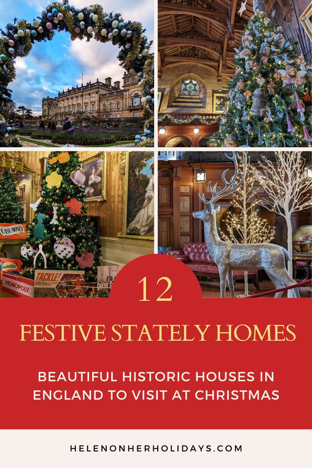 12 Festive stately homes to visit at Christmas